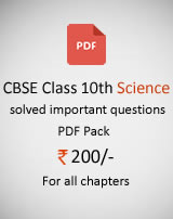CBSE 10th Science Important Questions Chapter Wise Solution